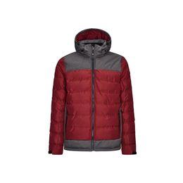 Killtec Winterjacke mit abnehmbarer Kapuze in Burgunder | Gr.: 3XL