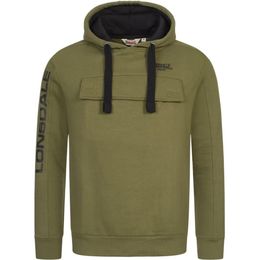 Lonsdale Hoodie "Rushen" in Gr&uuml;n | Gr.: L