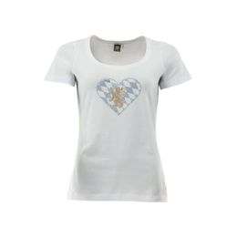 OS-Trachten T-Shirt Kreke in wei&szlig; | Gr.: L