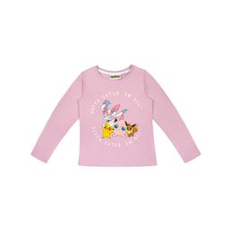 Pokémon Pokémon Pokemon Langarmshirt Pullover in rosa | Gr.: 116