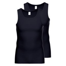 Ammann Unterhemd / Tanktop Cotton & More in Nightblue | Gr.: L