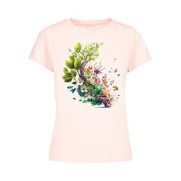 F4NT4STIC Ladies Box T-Shirt Spring Tree in pink | Gr.: S