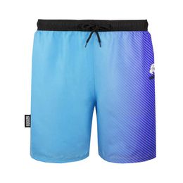 GUGGEN Mountain Badehose Bunt in Blau | Gr.: XL