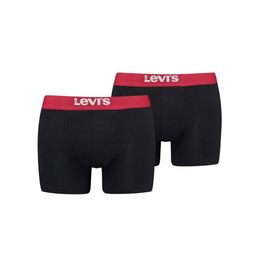 Levi's Levi ́s Boxershort 2er Pack in Schwarz/Rot | Gr.: XXL