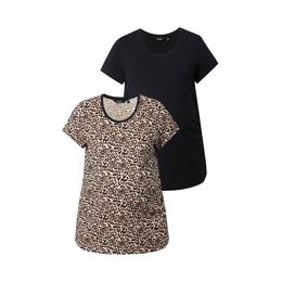 Ulla Popken Shirt in helles apricot | Gr.: 54-56