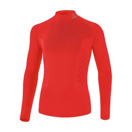Erima Kinder Athletic Longsleeve Turtleneck, Turtleneck Funktionsunterw&auml;sche in rot | Gr.: XS