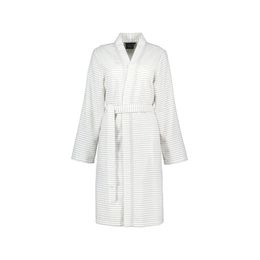 Caw&ouml; Caw&ouml; Badem&auml;ntel Damen Kimono Struktur 1214 wei&szlig;-silber - 76 in wei&szlig;-silber - 76 | Gr.: L