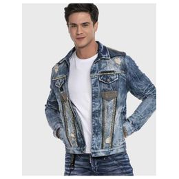 Cipo & Baxx Cipo & Baxx Jacke in BLUE | Gr.: L