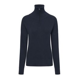 Derbe Langarm-Strickpullover Matrosenpl&uuml;nn in marineblau | Gr.: XS