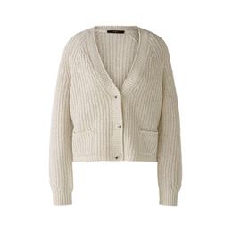 Oui Strickjacke LAFONYA in lt camel white | Gr.: 44