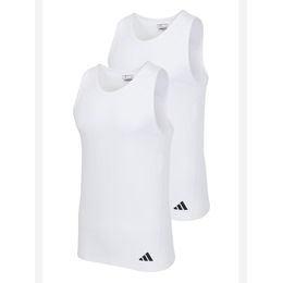 Adidas Tanktop Active Flex Cotton Ergonomic in white | Gr.: L