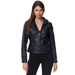 Tazzio Lederjacke "F503" - in Navy | Gr.: M
