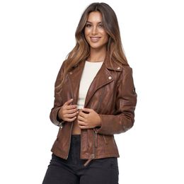 Tazzio Lederjacke "F501" - in Braun | Gr.: S