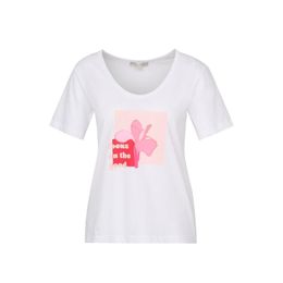Bugatti T-Shirt 1:2 Arm in wei&szlig; | Gr.: S