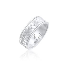 Kuzzoi Ring 925 Sterling Silber in Silber | Gr.: 58