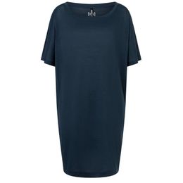 super.natural Merino Kleid LAGUNA DRESS in blau | Gr.: XL