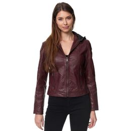 Tazzio Lederjacke "F503" - in Bordeaux | Gr.: XL