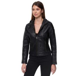 Tazzio Lederjacke "F503" - in Schwarz | Gr.: M