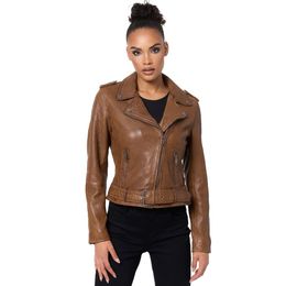 Tazzio Lederjacke "F508" - in Cognac | Gr.: L
