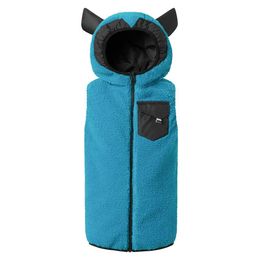 WeeDo Fleeceweste Monster in blau_schwarz | Gr.: 116