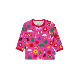 Toby tiger Langarmshirt mit Spielzeug Print in rosa | Gr.: 98