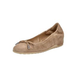 H&ouml;gl H&ouml;gl Leder-Ballerinas in Beige | Gr.: 38