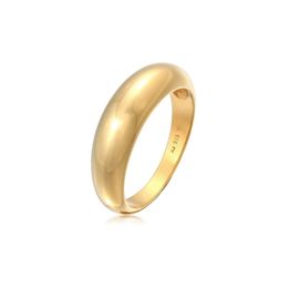 Elli Ring 925 Sterling Silber in Gold | Gr.: 62