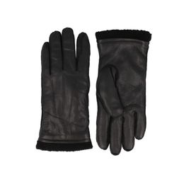 Strellson Handschuhe Leder in black | Gr.: L