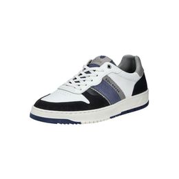Bullboxer Leder-Sneakers in Dunkelblau/ Wei&szlig; | Gr.: 43