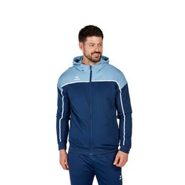 Herren Change By Erima Trainingsjacke mit Kapuze in new navy/faded denim/wei&szlig; | Gr.: 152