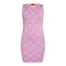 Swirly Damen Kleid in LILA CREME ROT | Gr.: XS