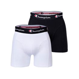 Champion Boxershort 2er Pack in Wei&szlig;/Schwarz | Gr.: M