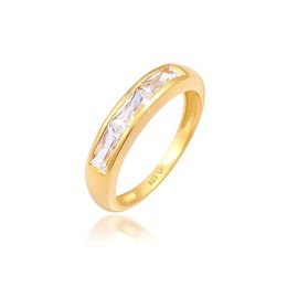 Elli Ring 925 Sterling Silber in Gold | Gr.: 52