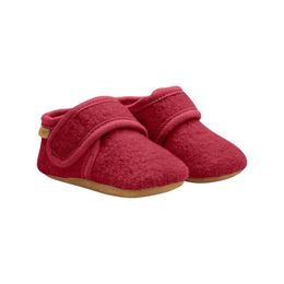 EN FANT Kinder Hausschuh "Baby Wool Slippers" in Rot | Gr.: 19/20