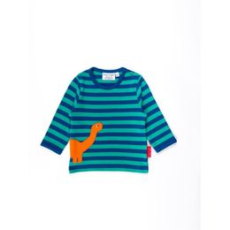 Toby tiger Langarmshirt mit "Diplodocus" Applikation in gr&uuml;n | Gr.: 92