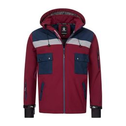 Rock Creek Jacke in Weinrot | Gr.: 3XL