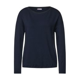 Street One Langarmshirt in deep blue | Gr.: 38