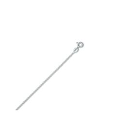 ONE ELEMENT Halskette Rundankerkette aus 585 Wei&szlig;gold &Oslash; 1,20 mm in silber | Gr.: 36 cm
