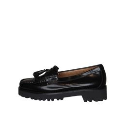 G.H. Bass & Co. Loafer Weejuns 90s Esther Kiltie in Black Leather | Gr.: 6