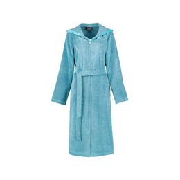 Cawö Cawö Bademäntel Damen Kapuze Two-Tone 6432 türkis - 47 in türkis - 47 | Gr.: XL