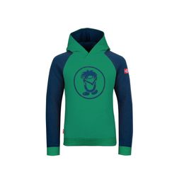 Trollkids Hoodie Stavanger in pepper green | Gr.: 110