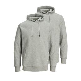 Jack & Jones Jack & Jones Sweatshirt / Hoodie Basic in Light Grey Melange | Gr.: XL