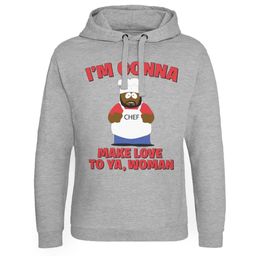 South Park Hoodie "I'm Gonna Make Love To Ya" in Grau | Gr.: S