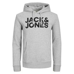 Jack & Jones Jack & Jones Sweatshirt / Hoodie Corp in Light Grey Melange | Gr.: L