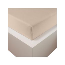 Traumschloss Premium Plus Edel-Jersey Spannbettlaken in kiesel | Gr.: 180x200 cm - 200x220 cm