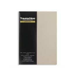 Traumschloss Premium Edel-Jersey Spannbettlaken in kiesel | Gr.: 180x200 cm - 200x220 cm