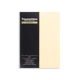 Traumschloss Premium Edel-Jersey Spannbettlaken in natur | Gr.: 140-160 x 200-220 cm