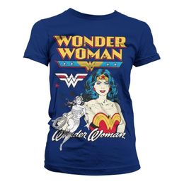 Wonder Woman Shirt in Blau | Gr.: M