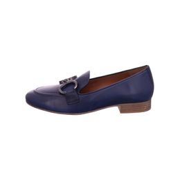 Everybody Damenslipper glatte-oder Ledersohle bis 25 mm in Blau | Gr.: 42