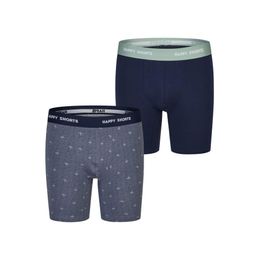 Happy Shorts 2er-Set: Boxershorts in Dunkelblau | Gr.: L